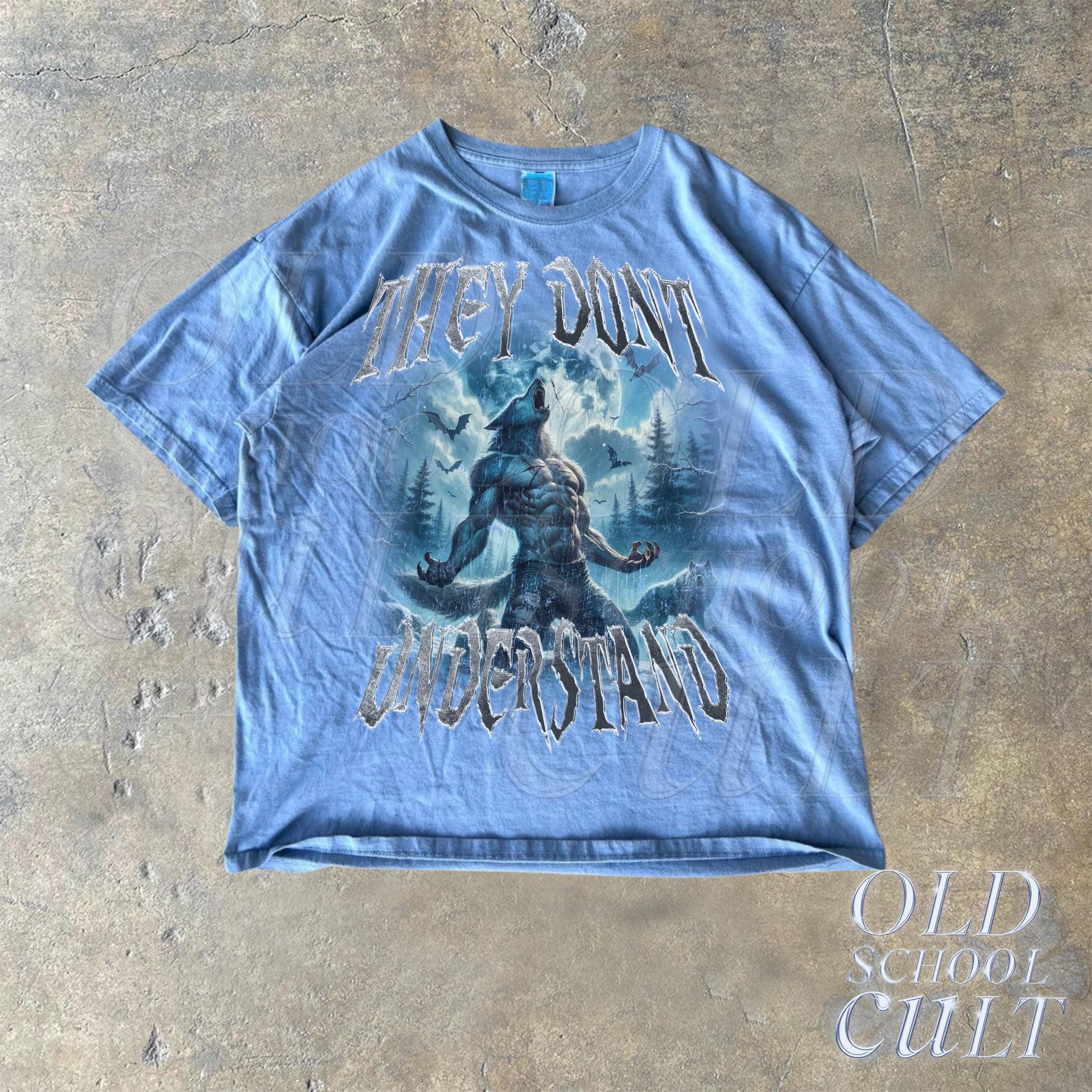 They Dont Understand Wolf Howling Meme Vintage Graphic Shirt, Retro ...