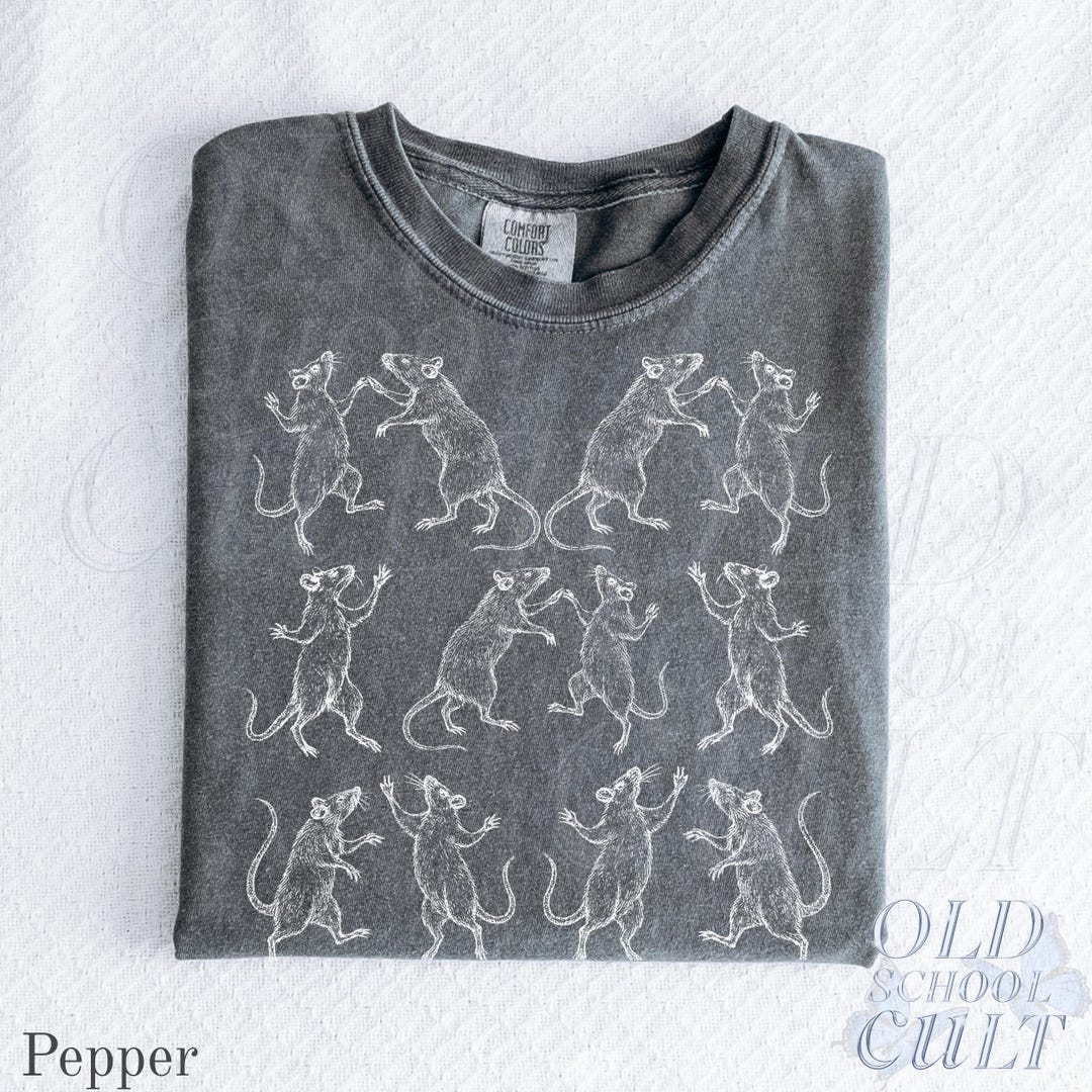 Dancing Rats Vintage Comfort Colors® Tshirt, Retro Rats Meme 90s Shirt ...