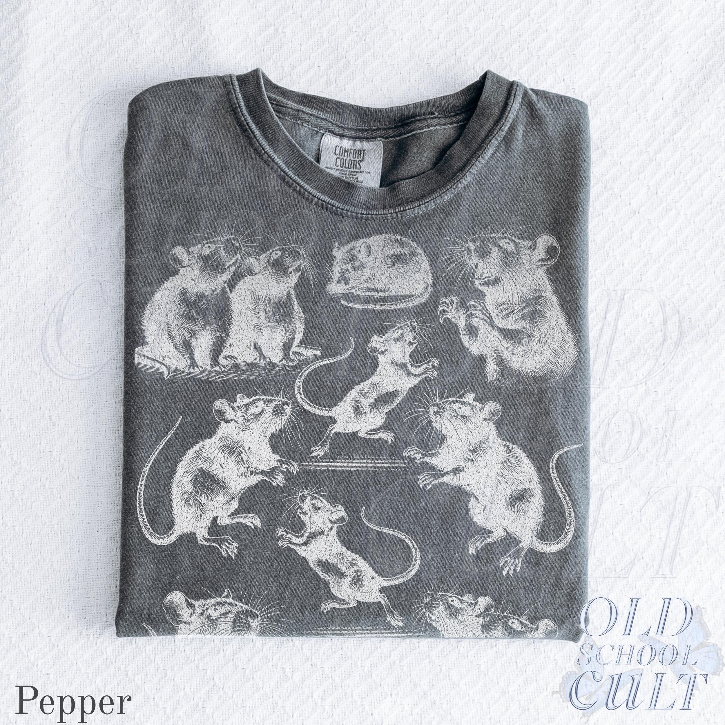 Crazy Rats 90s Vintage Style Tshirt, Retro Comfort Colors® Y2k Medieval ...