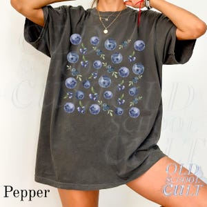 Blueberry 90s Vintage Style Tshirt, Retro Comfort Colors® Y2k Berry ...
