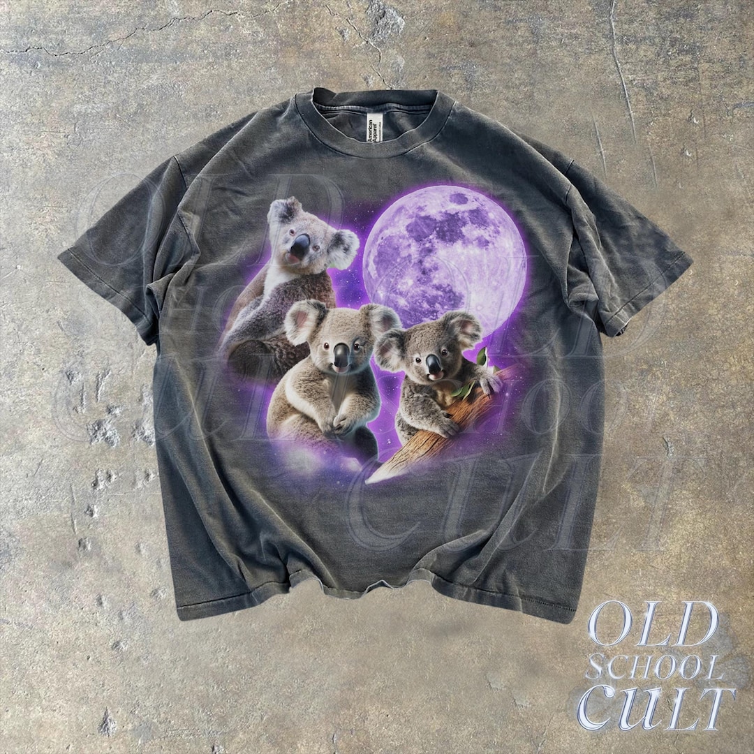 Vintage Three Koalas Graphic T-shirts, Retro Cute Koala Tshirt, Funny ...