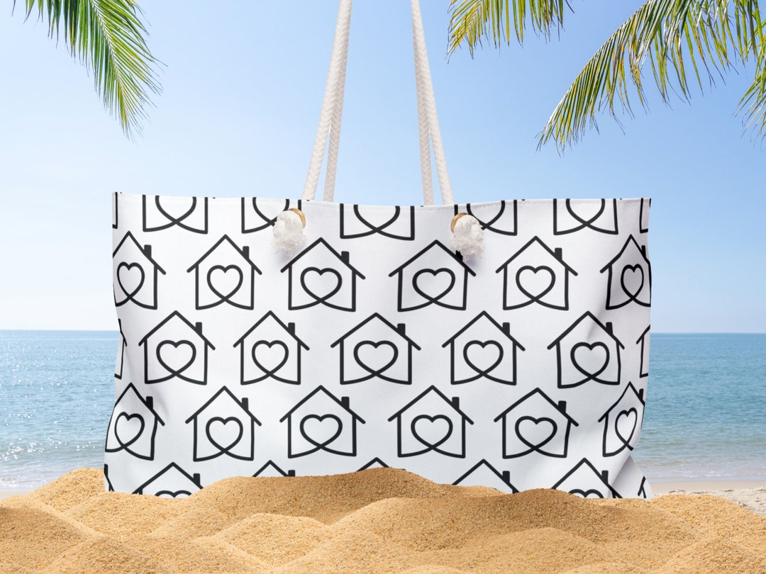 Realtor Weekender Bag, Real Estate Bag, Home Bag, Custom Bag, Beach Bag ...