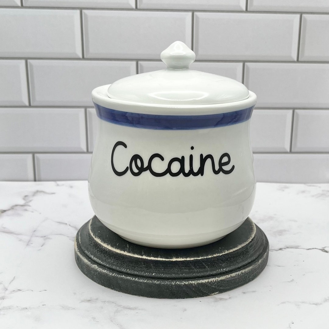 Cocaine Vintage Sugar Bowl Gag Gift Housewarming Present - Etsy