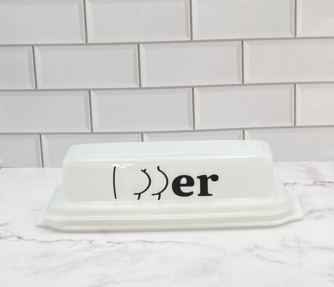 Butter Dish | Butt-er Dish | Butter Container | Butter Stick Holder ...