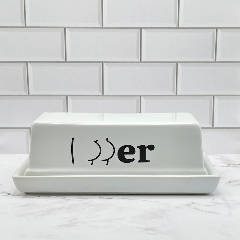 Butter Dish | Butt-er Dish | Butter Container | Butter Stick Holder ...