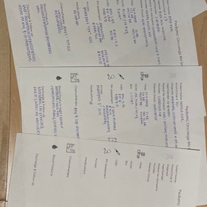 Pediatric Oncology Shift Report Sheet - Etsy