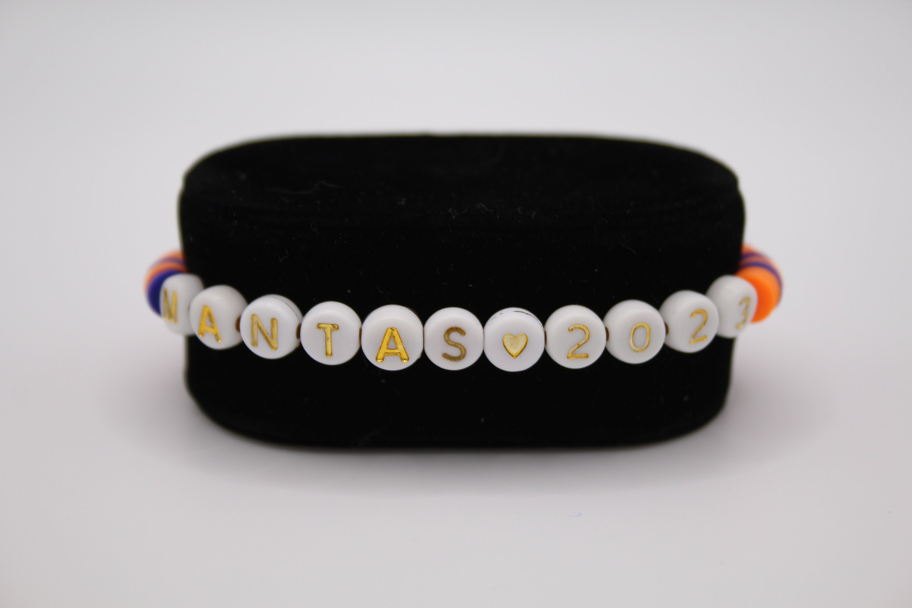 Personalized Sports Team Bracelet - Custom Bracelet - Heishi Bracelet ...