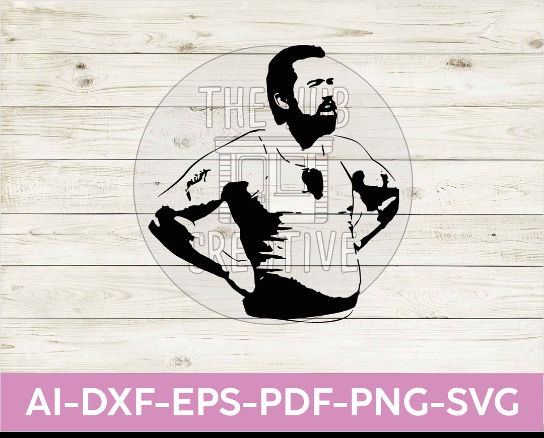 Fat Mac Cultivating Mass Always Sunny Silhouette Funny Comedy TV SVG ...