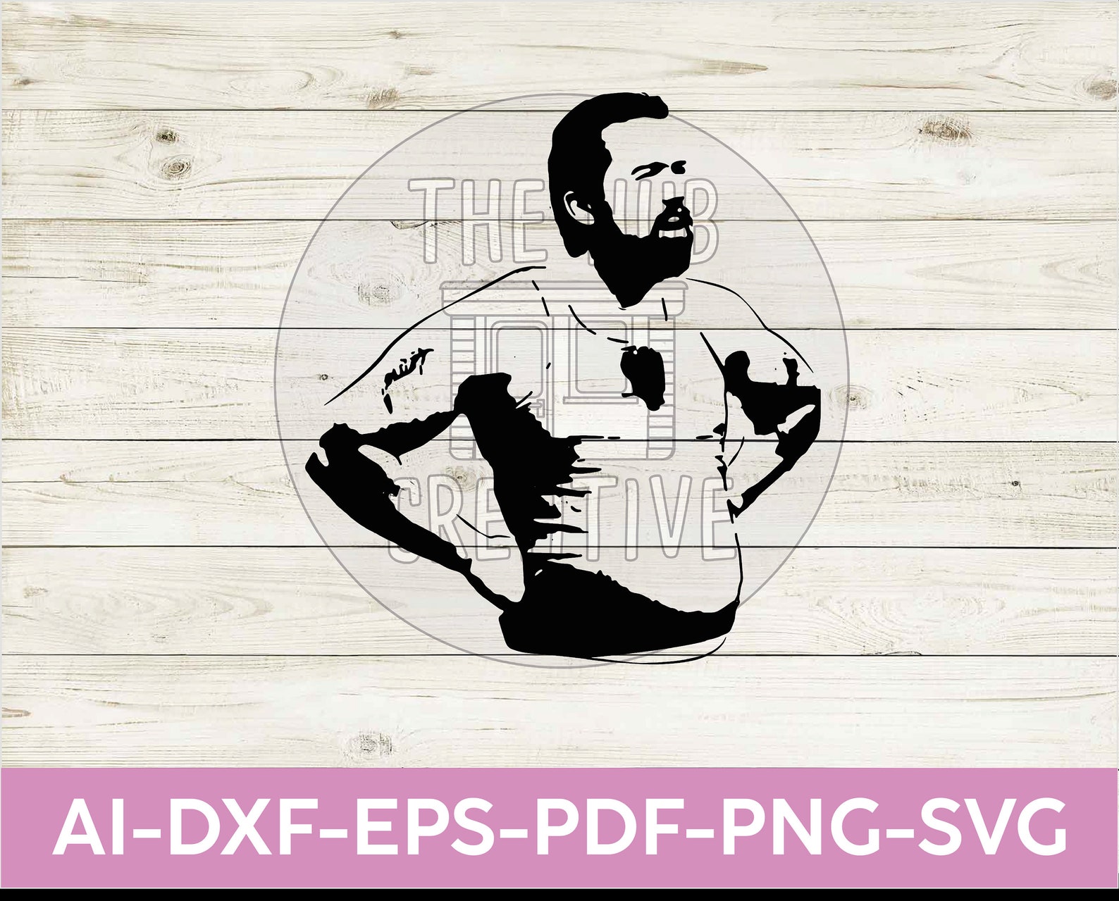 Fat Mac Cultivating Mass Always Sunny Silhouette Funny Comedy TV SVG ...