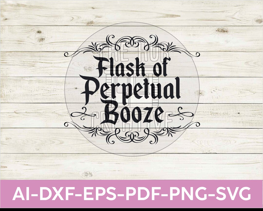 Flask of Perpetual Booze Flask Funny Fantasy Lore Tabletop Adventure ...
