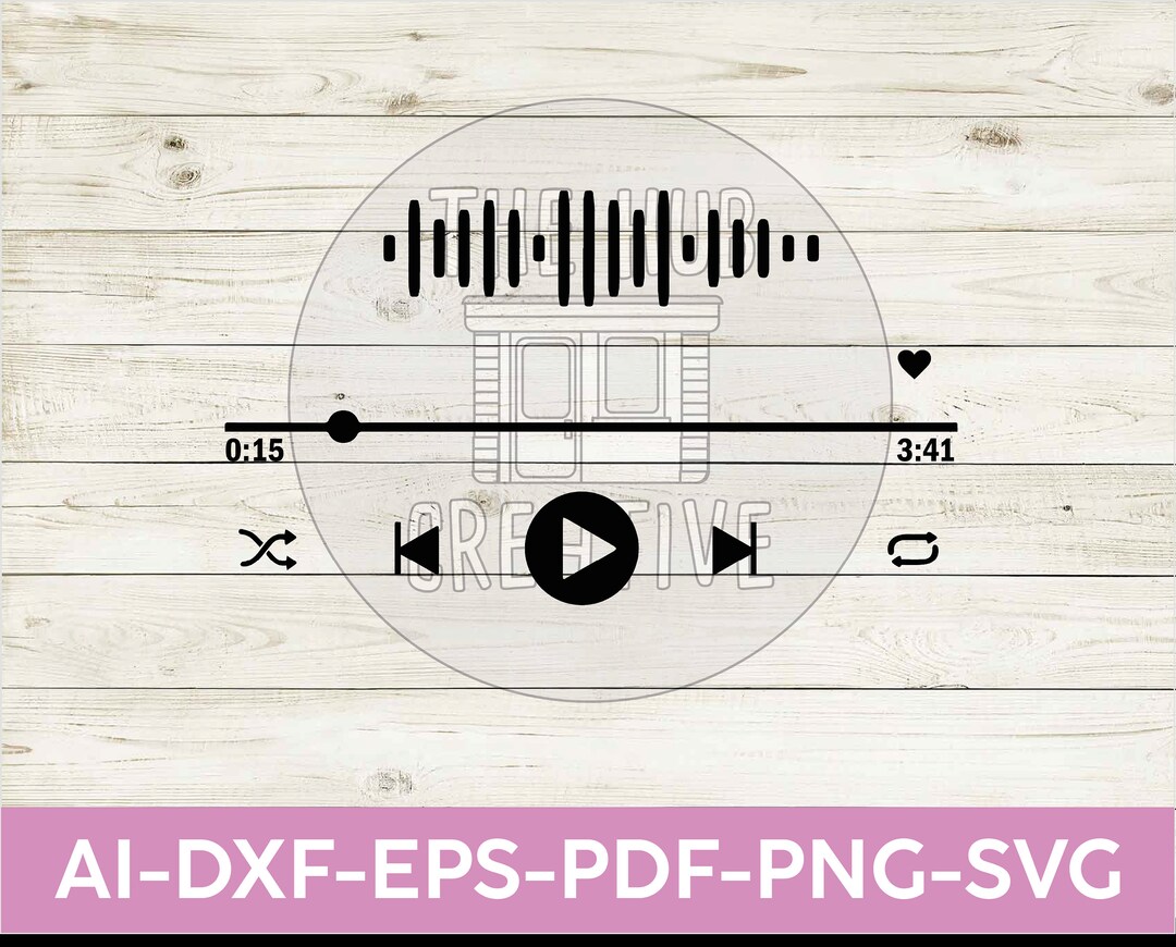 Music Player Screen Song for Acrylic SVG PNG Printable Cut File Cricut ...