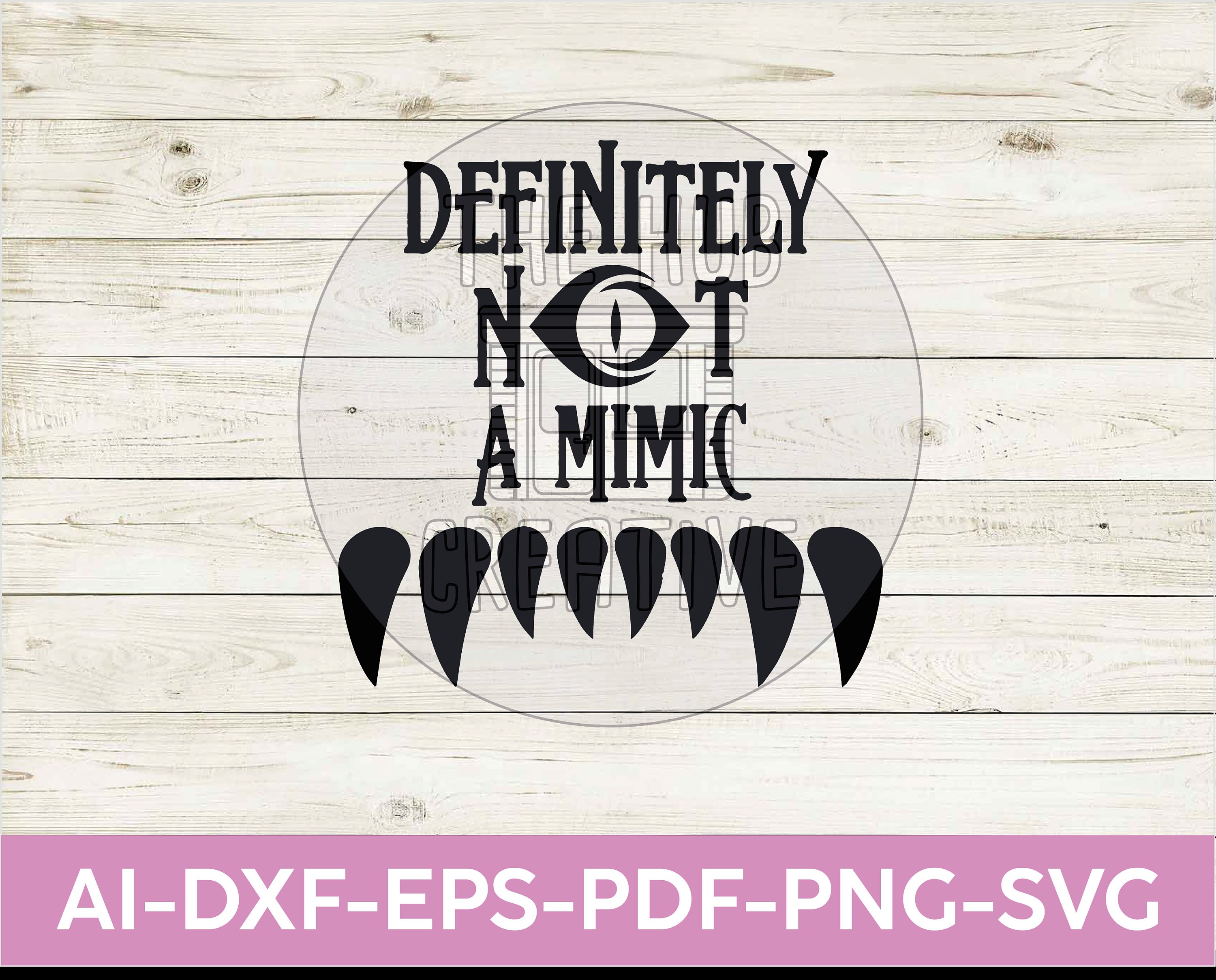 Definitley Not A Mimic Dice Funny Tabletop Rpg Nerd Geek SVG PNG ...