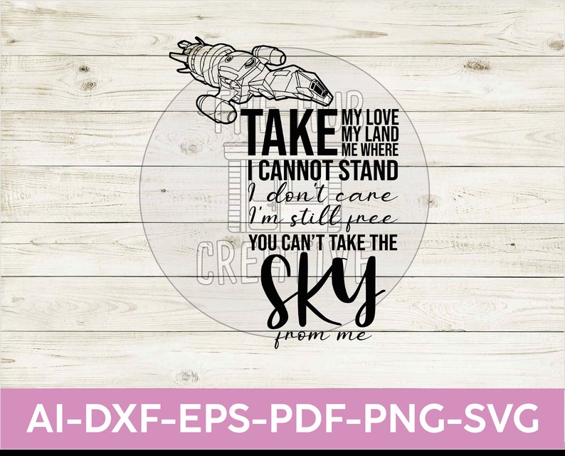 Serenity Quote Firefly Nerd Geek SVG PNG Printable Cut File Cricut ...