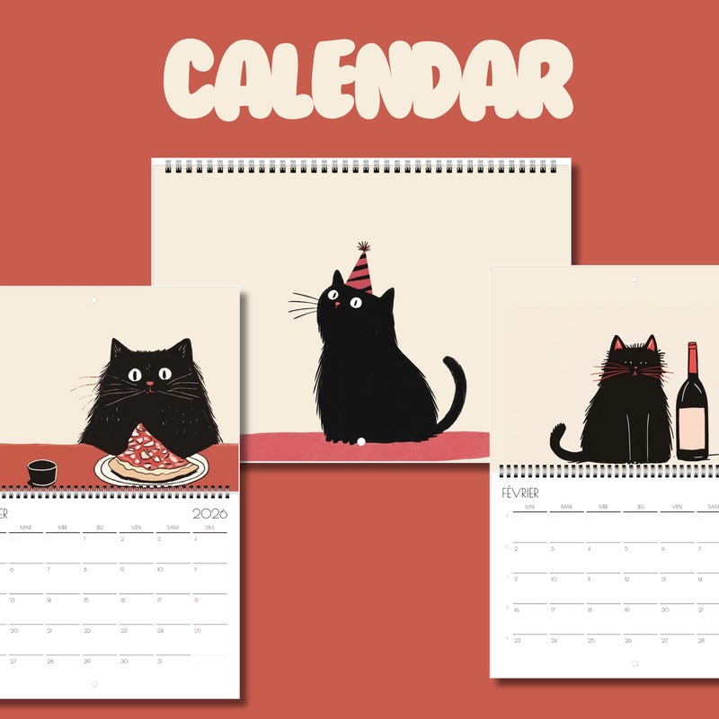 Cat Calendars - Etsy UK