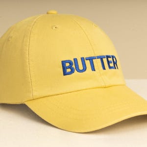 Butter Embroidered Baseball Hat, Embroidered Funny Butter Cap, Funny ...