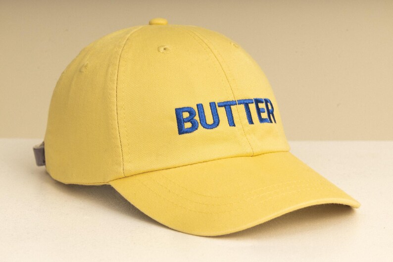 Butter Embroidered Baseball Hat, Embroidered Funny Butter Cap, Funny ...