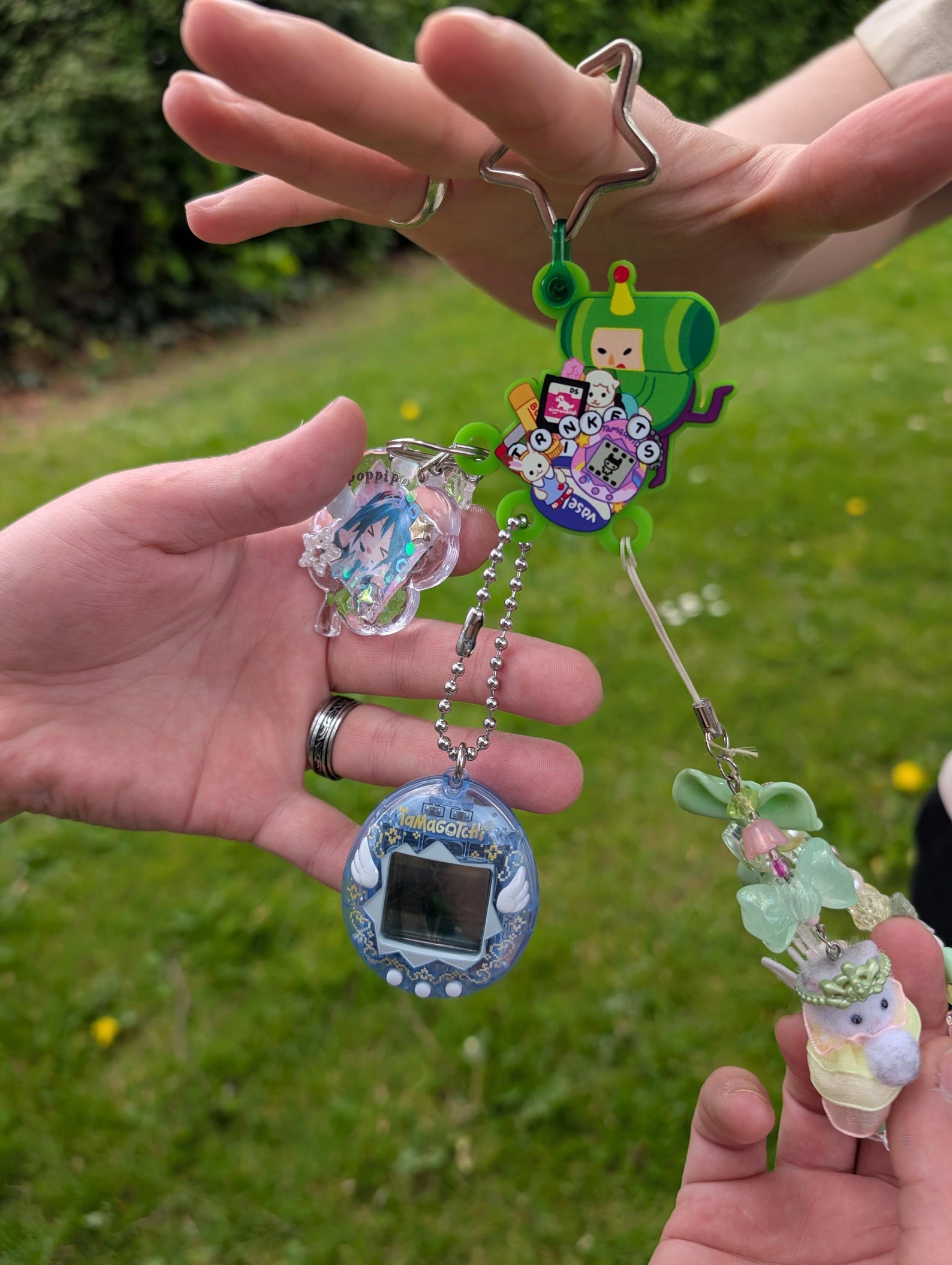 Katamari Trinket Keychain Star Keyring Customizable - Etsy