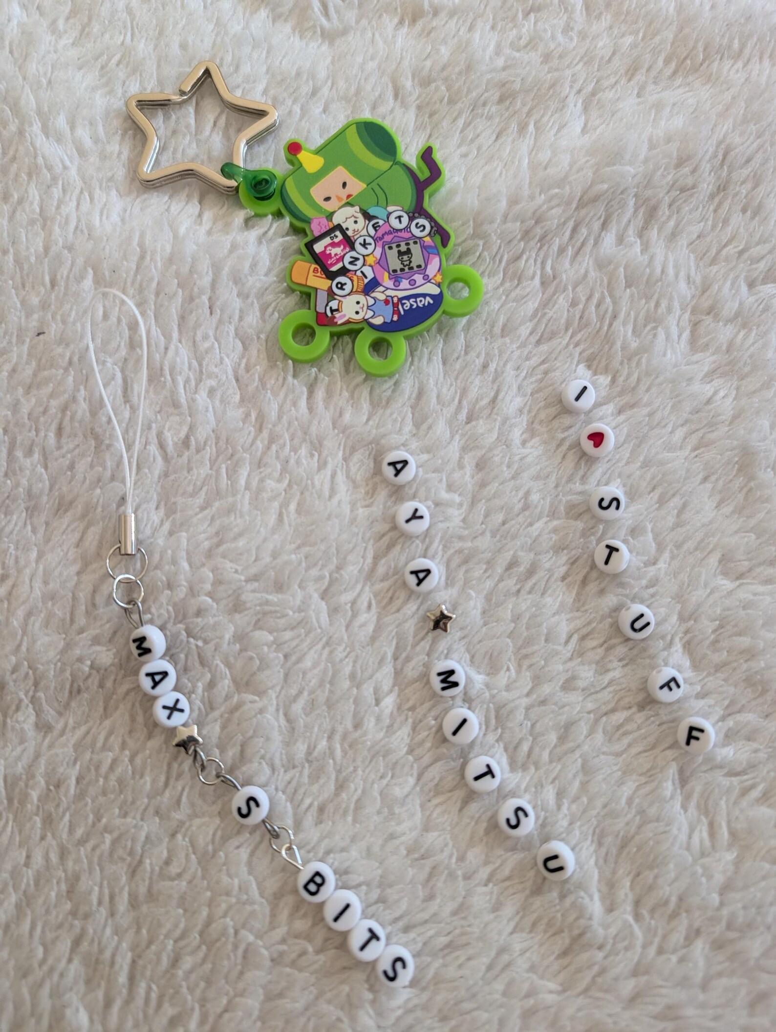 Katamari Trinket Keychain Star Keyring Customizable - Etsy