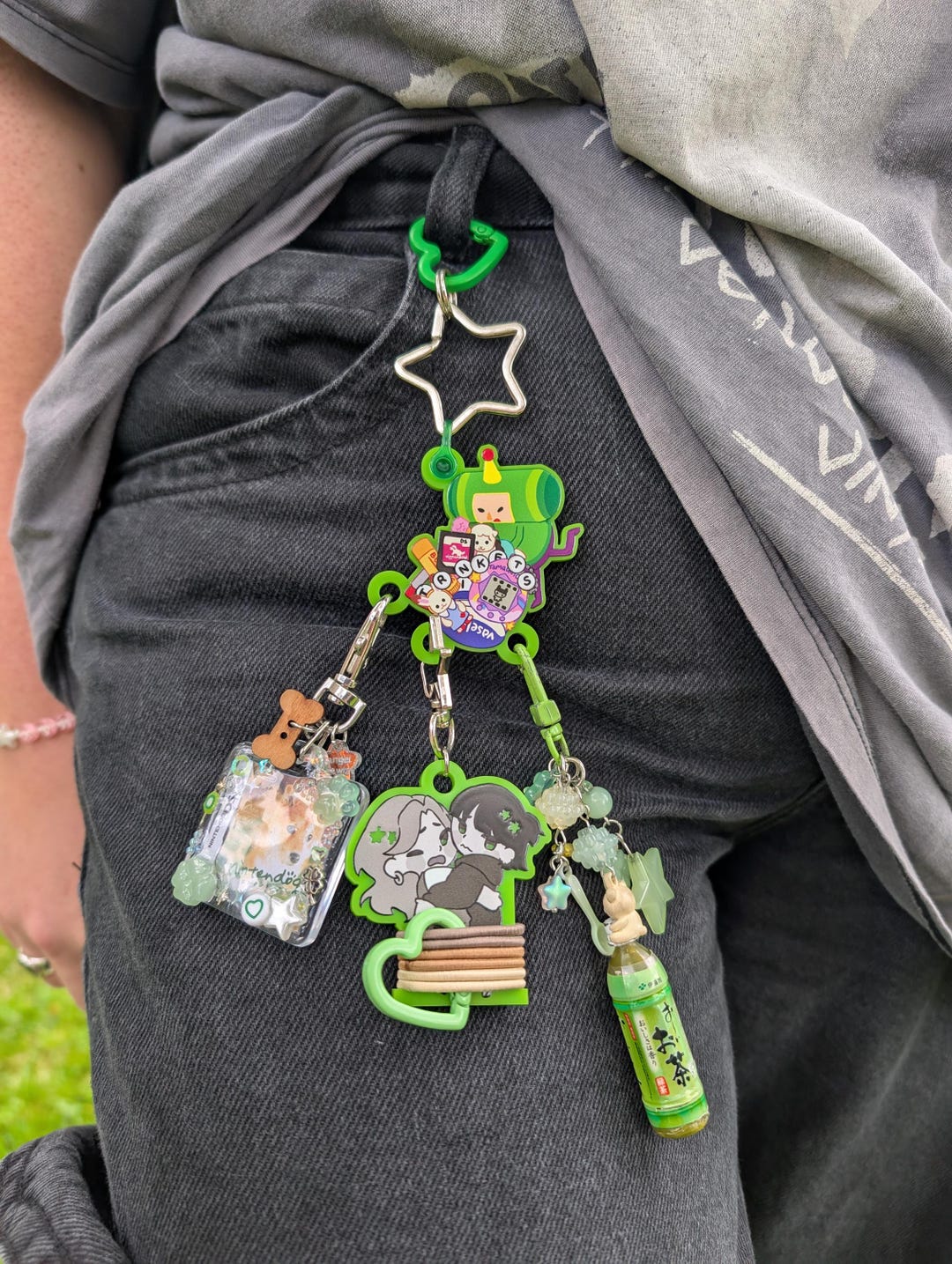 Katamari Trinket Keychain Star Keyring Customizable - Etsy