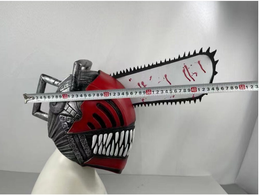 Chainsaw Man Cos Headgear. Halloween Mask Anime Cos Costume - Etsy Canada
