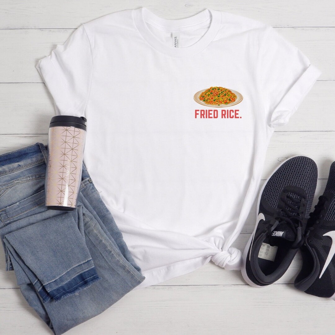Fried Rice T-shirt, Rice Shirt, Asian Food T Shirt, Cute Foodie Gift ...