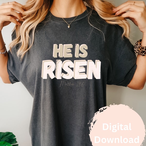 He is Risen Transparent Png - Etsy
