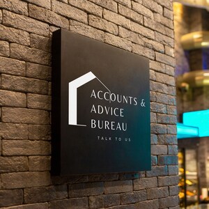 Logo Sign Chrome Hanging Flag Sign Lattern Sign Chrome - Etsy