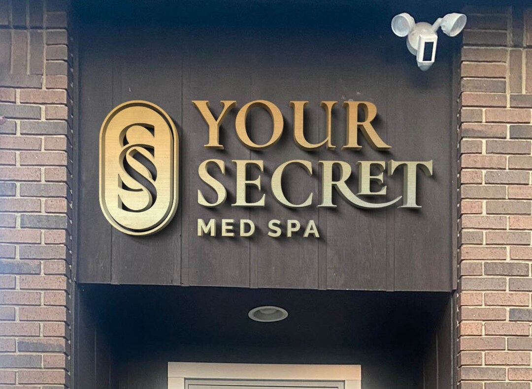 3d Gold Letters, Custom Signboard, Backlit Logo, Backlit Sign, Chrome ...