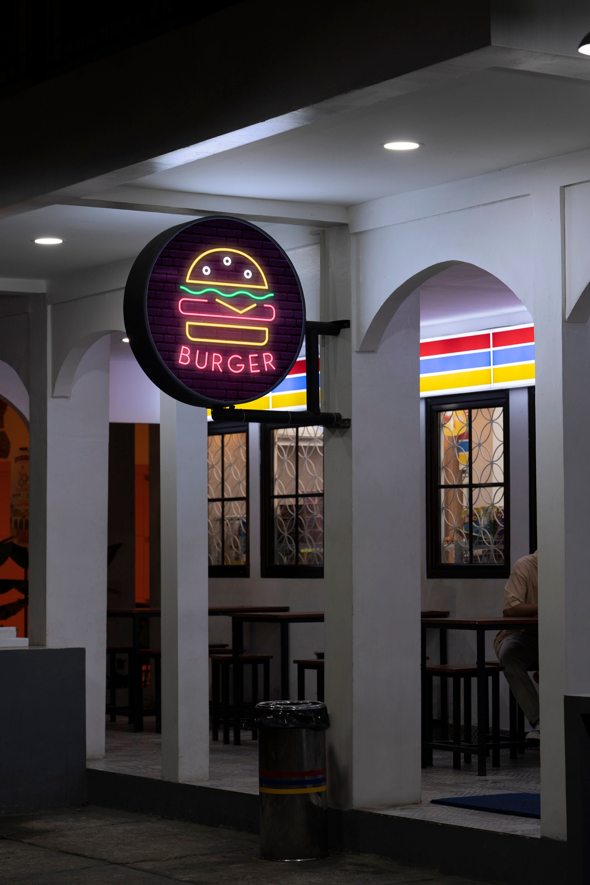 Lantern Sign Logo Sign Chrome Sign Wall Hanging Illustrated Sign ...