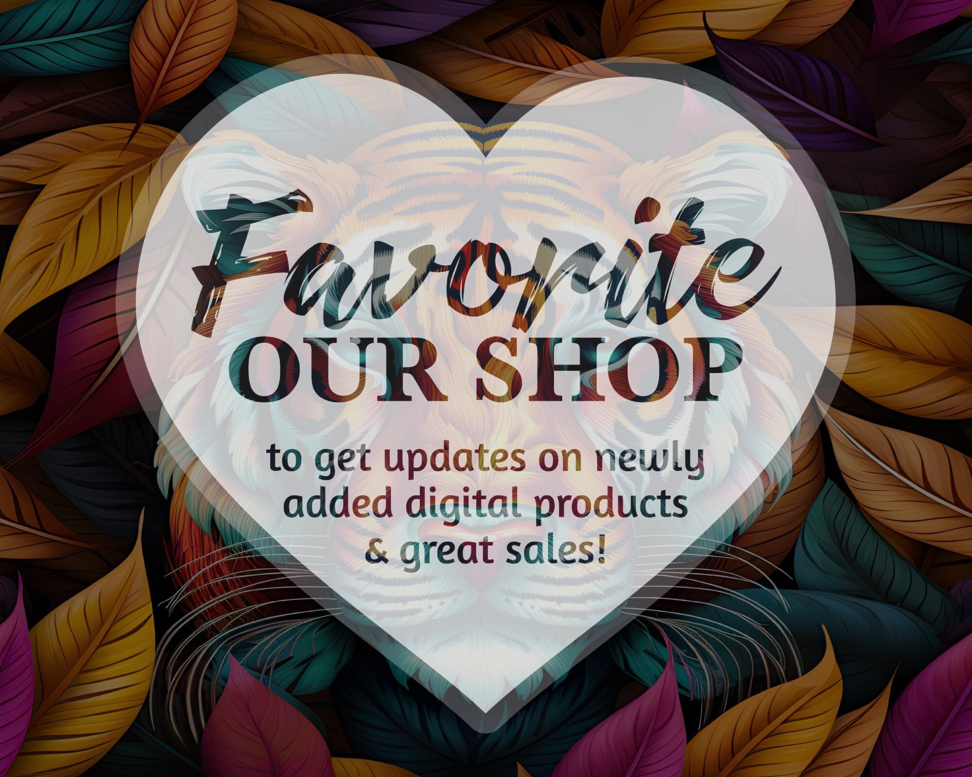 Colorful Fall Cute Tiger Tumbler Wrap PNG for Sublimation, 20 Oz 30 Oz ...