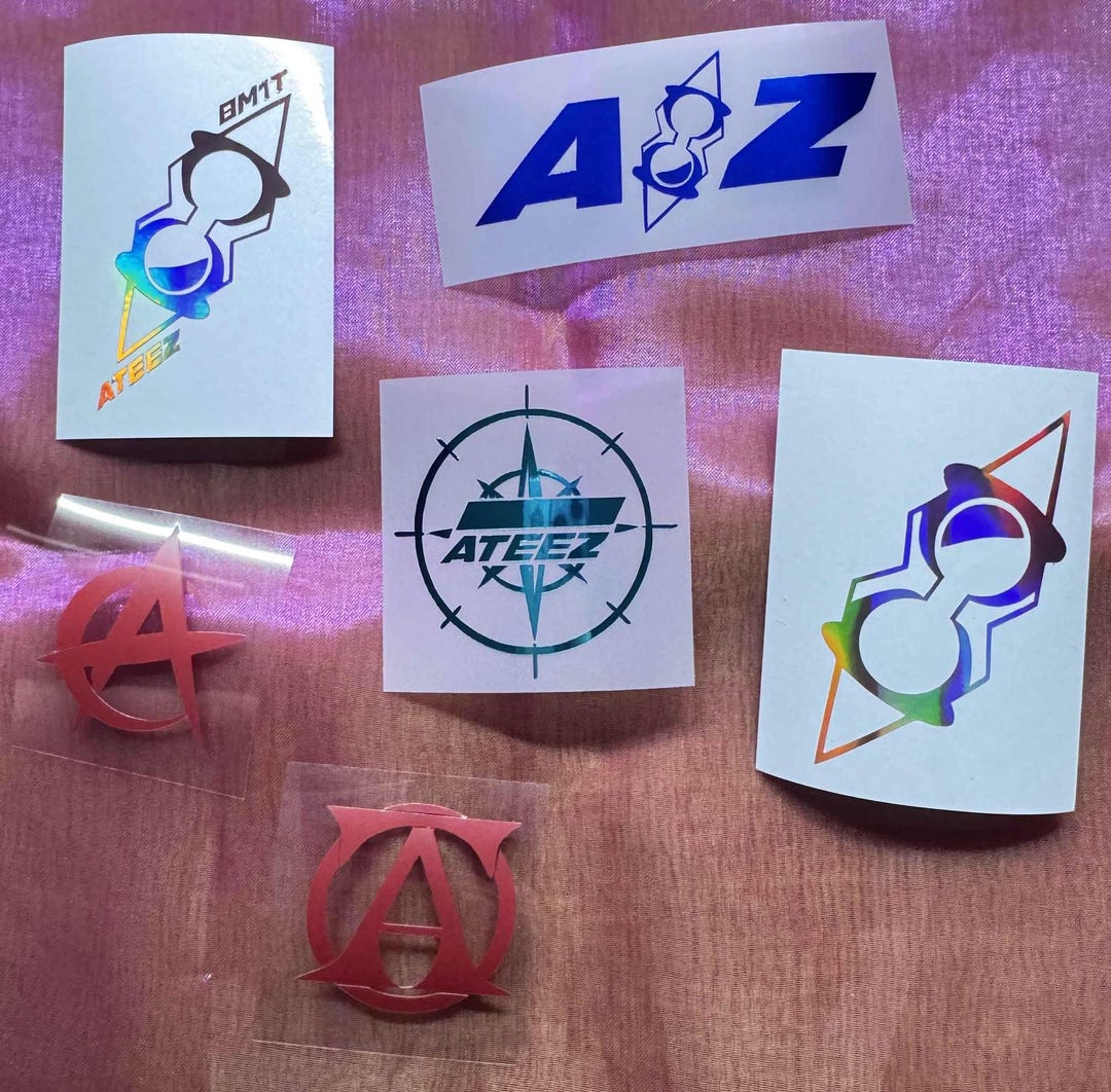 ATEEZ Decals Sticker Compass Lightiny - Etsy