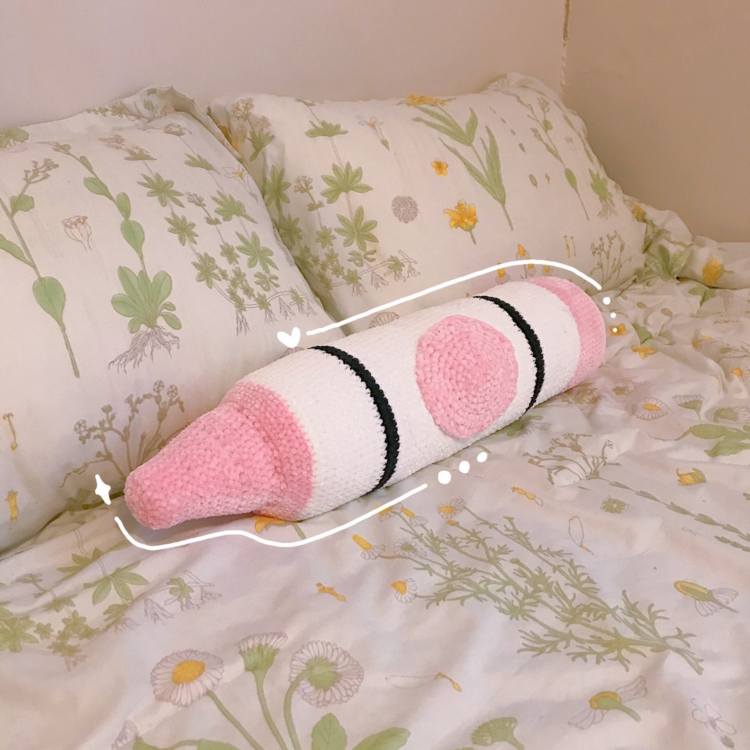 PATTERN ONLY Crochet Crayon Plush Throw Pillow Jumbo Crayon, Kawaii ...