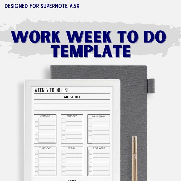 Supernote to Do List - Etsy