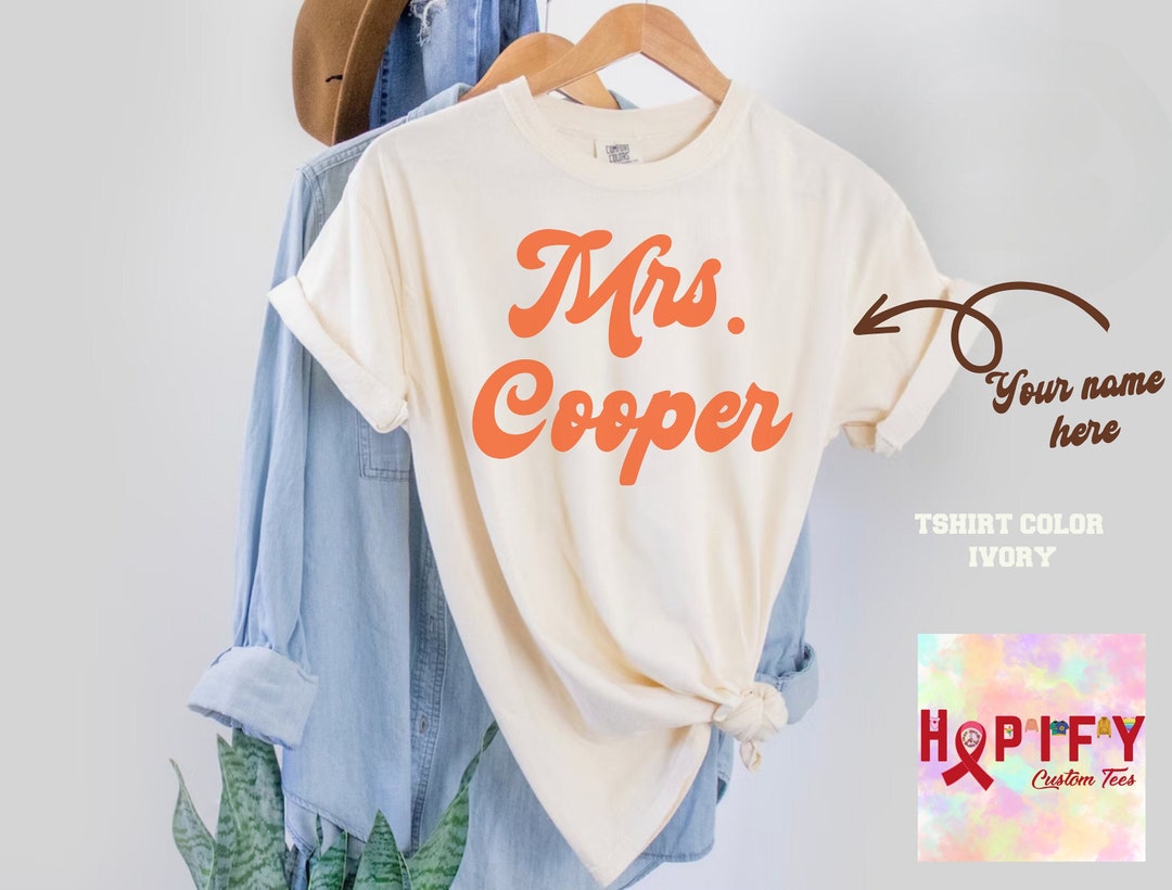 Custom Comfort Colors Shirt, Mrs. Bride Shirt, Bridesmaids Shirts ...