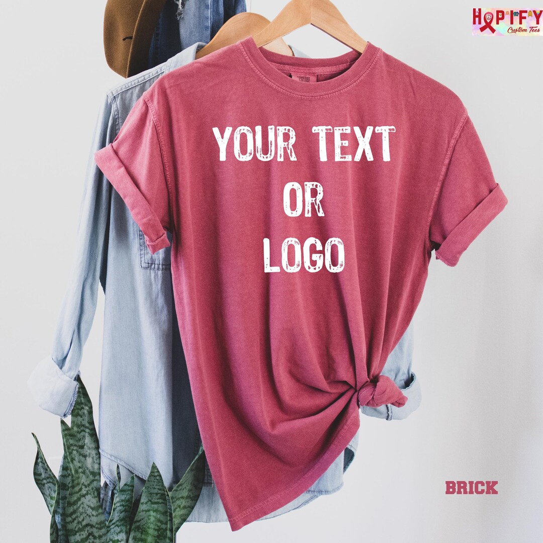 Comfort Colors Custom Shirt, Custom Comfort Colors Tshirt, Retro Custom ...