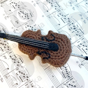Very Easy Crochet Cello and Violin Pattern, PDF, English, Crochet Toy ...