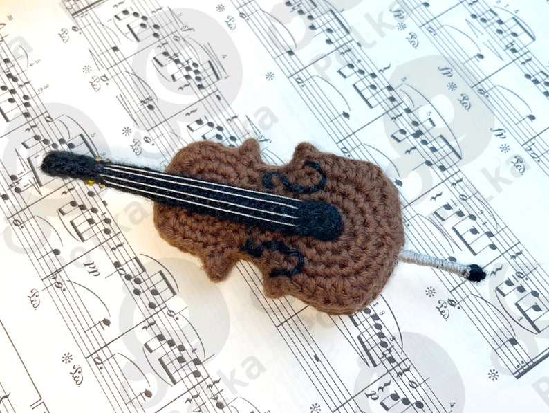 Very Easy Crochet Cello and Violin Pattern, PDF, English, Crochet Toy ...