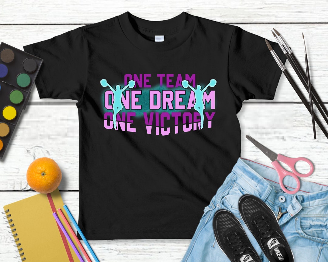 One Team One Dream One Victory Cheerleader Dein - Etsy