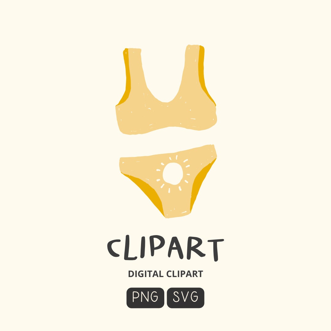Swimwear Clipart Vacation Clipart Beach Clipart Summer Clipart - Etsy