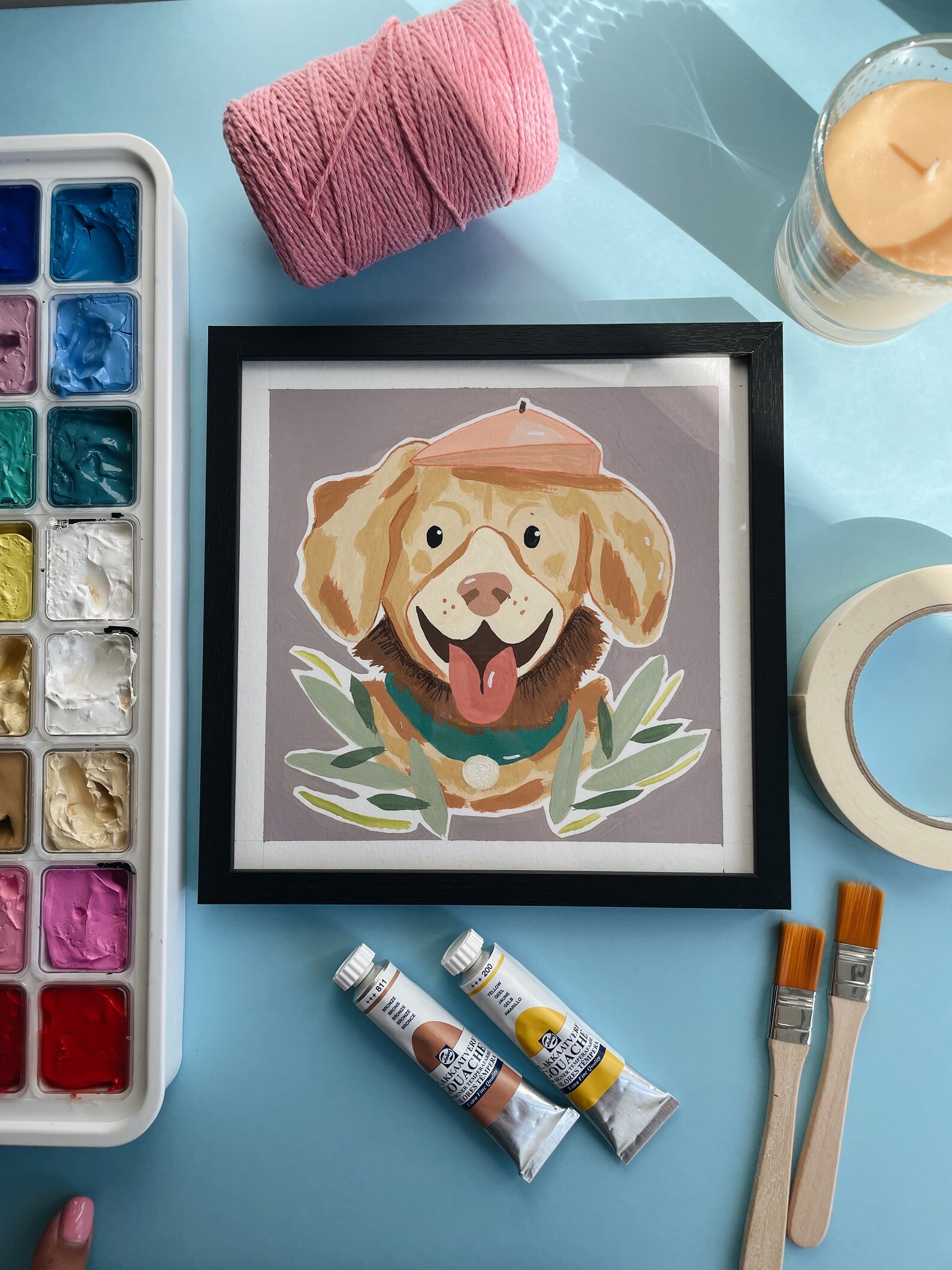 Portrait, Custom Portrait, Gouche Portrait, Personalized Gift, Custom ...