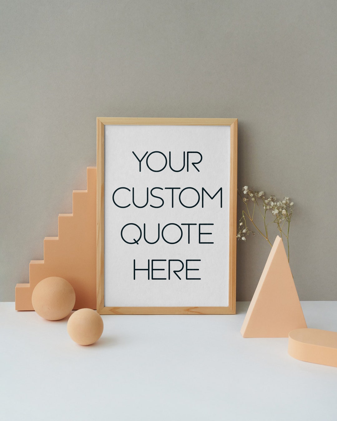 Fully Custom Quote Print, Custom Text Print Font, Personalized Quote ...