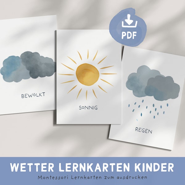 Montessori Weather - Etsy
