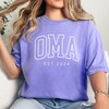 Oma (grandma in German) Round Sticker With Floral Design - Etsy