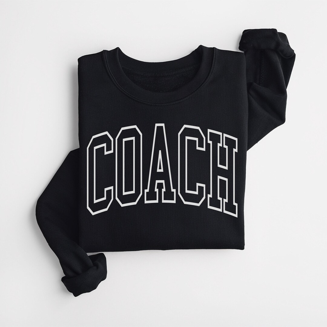Coach Sweatshirt, Gift for Coach, Cheer Coach Sweatshirt, Coach Game ...