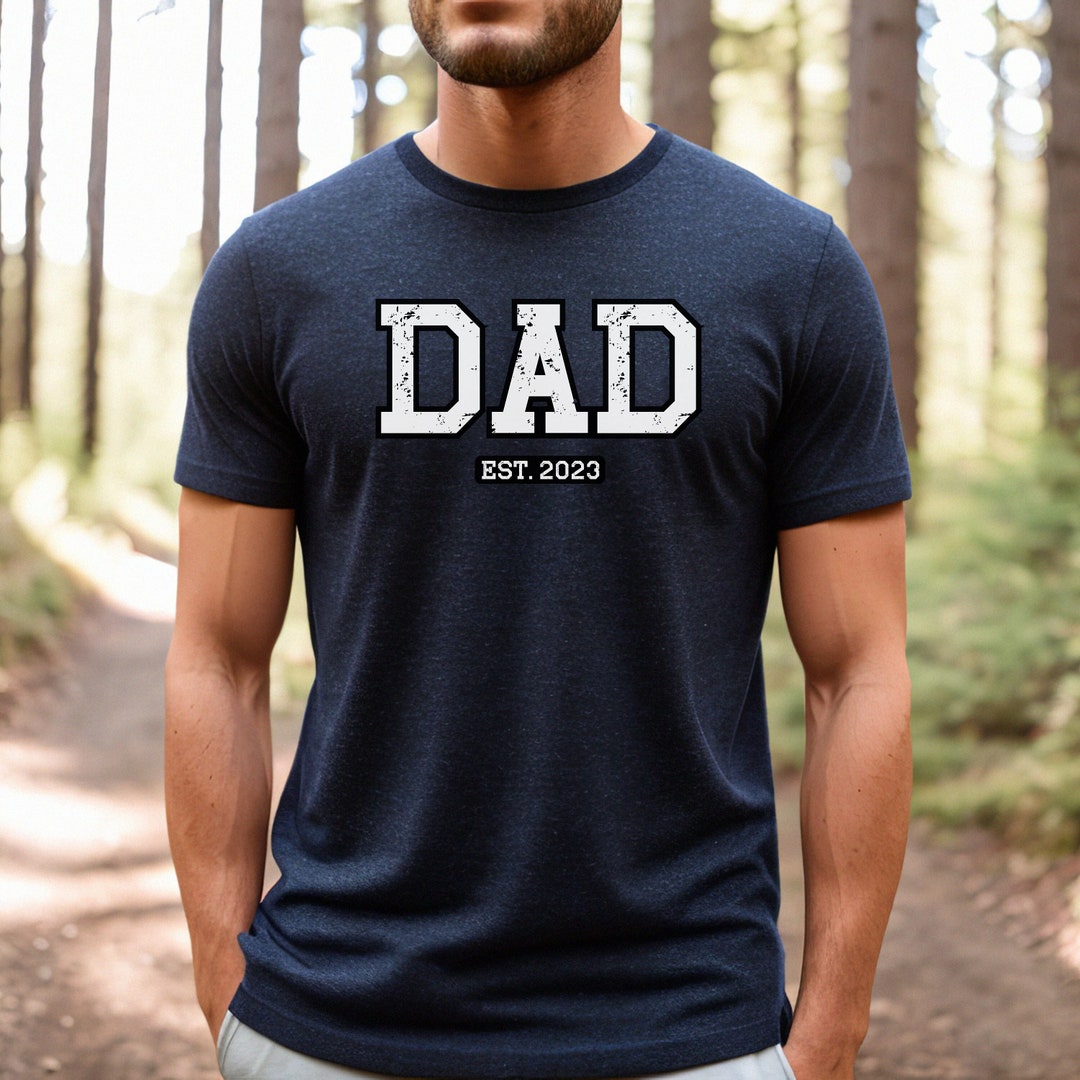 Dad Established Shirts, New Dad Shirt, Gift for New Dad, Father's Day ...