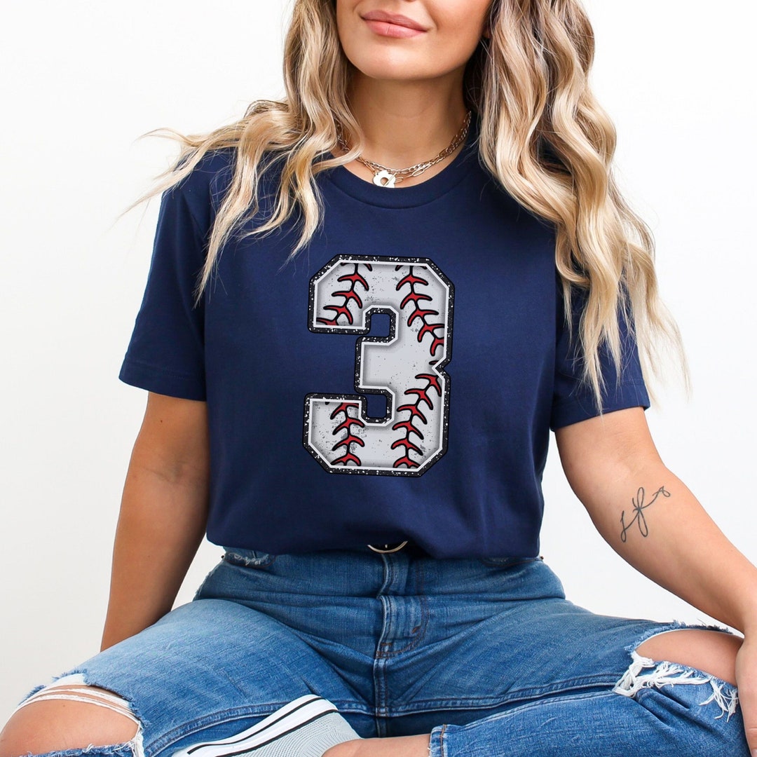 Baseball Number Shirt, Personalized Baseball Shirt, Custom Baseball Fan ...