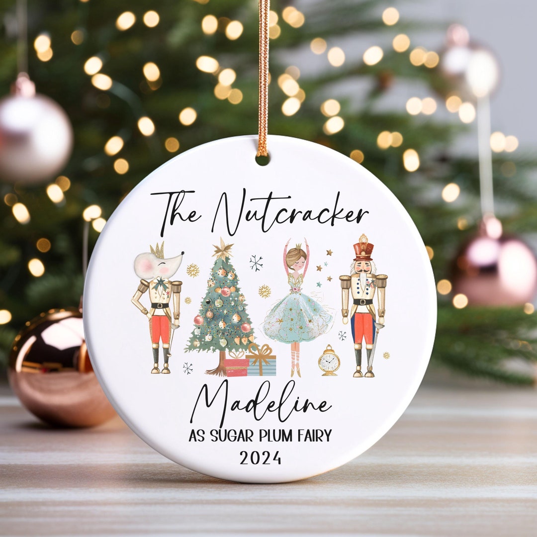Personalized Nutcracker Ornament, Custom Nutcracker Ballet Ornament ...