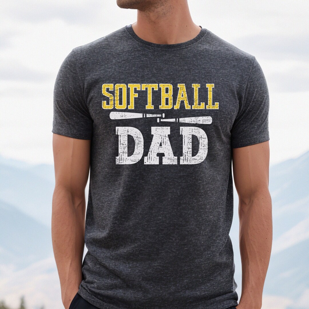 Softball Dad Shirt, Softball Fan Shirt, Softball Dad Gift, Proud ...
