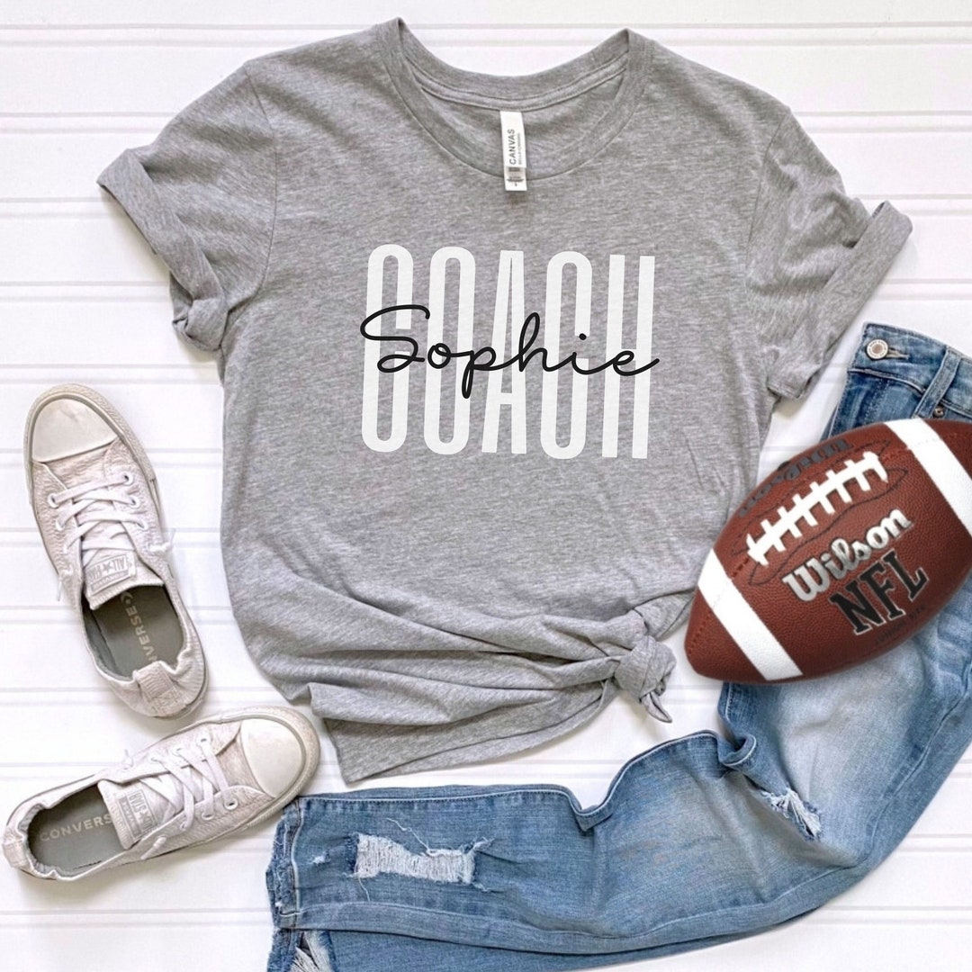 Personalized Coach Shirt, Custom Coach Gift, Cheer Coach Shirt, Coach ...