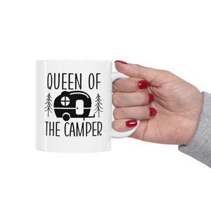 Queen of the Camper Mug, RV Queen Mug 11 Oz Ceramic Rv Life Mug RV Gift ...